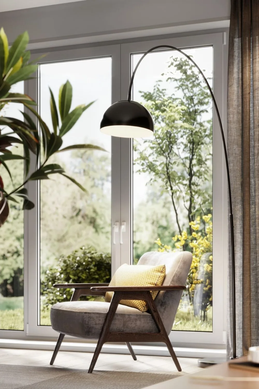 Types of indoor light: Ambient, task, accent and mood.