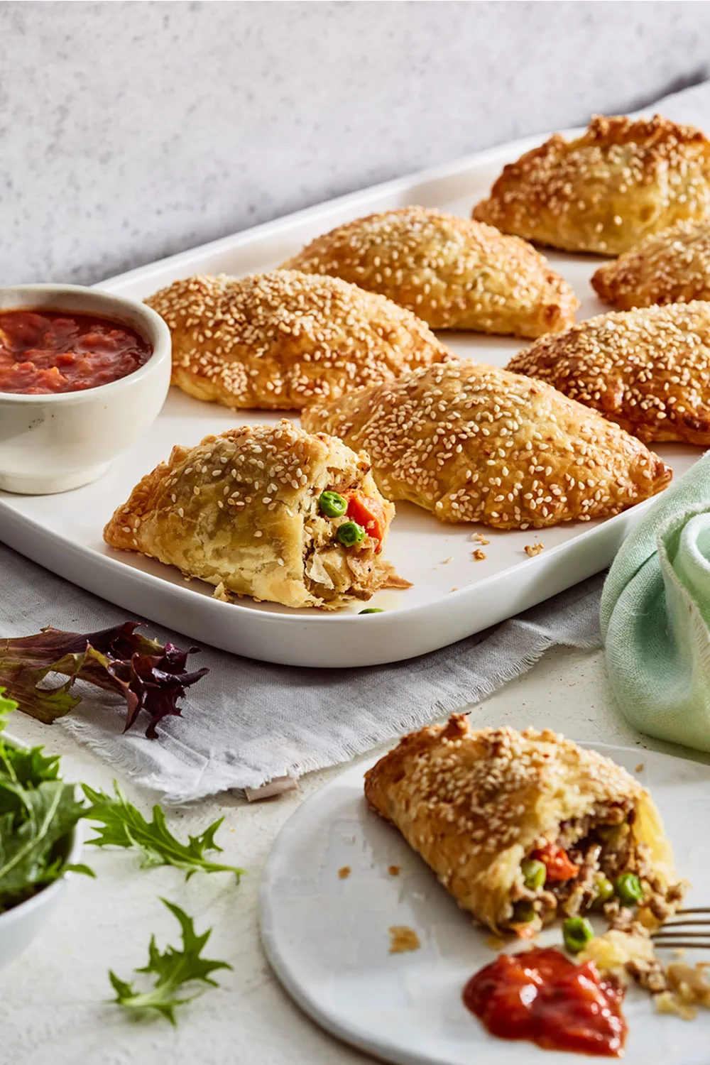 Cornish pasties with lamb and roast vegie filling Recipe - Better Homes ...