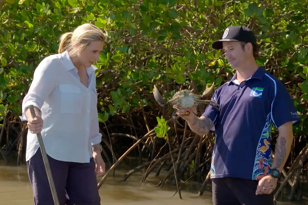 Joh goes crabbing with Luther Cora | Better Homes & Gardens Australia