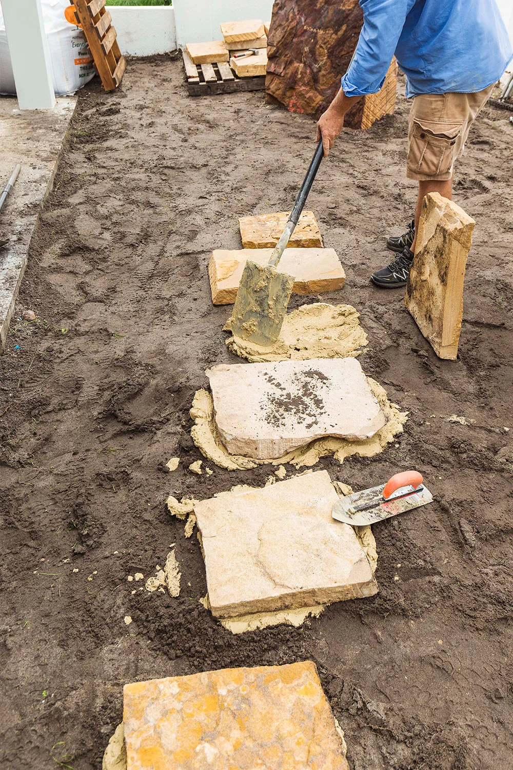 Build a Sandstone Path: Enhance Garden Walkways