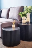 How to make stunning fluted side tables with Kmart items