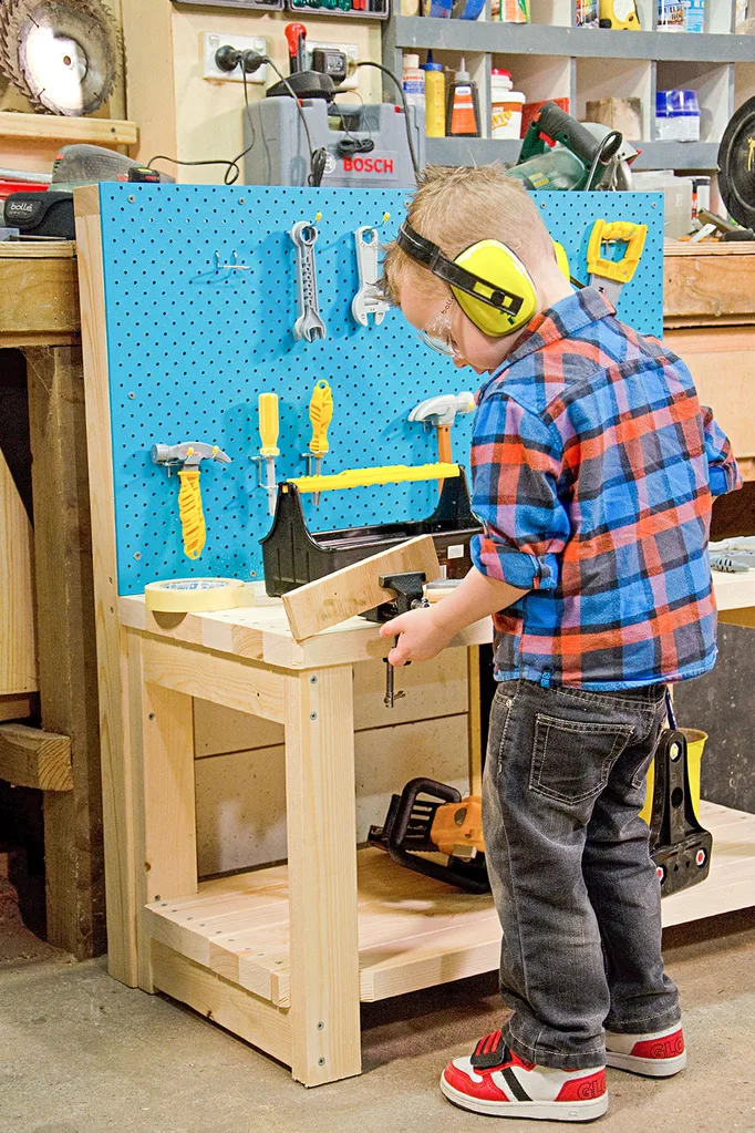 Build a 'mini-me' workbench for your kids