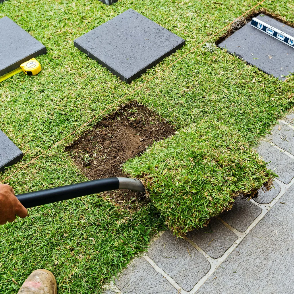 Patchwork paving: Checkerboard your backyard with style