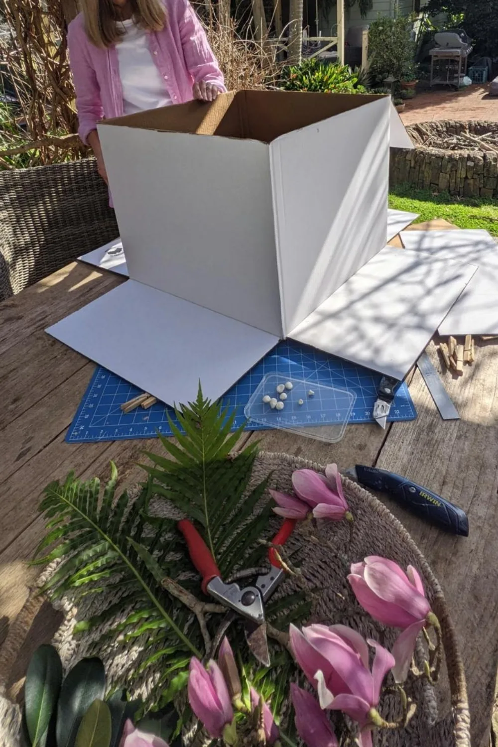 How to make your own lightbox and hanging window art