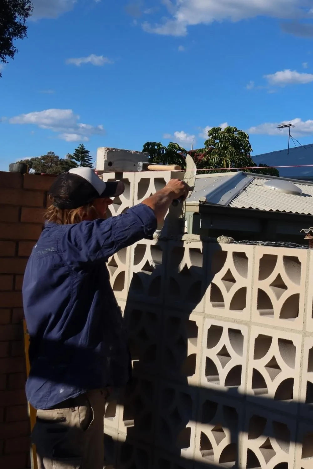 How to build a breeze block wall | Better Homes & Gardens Australia