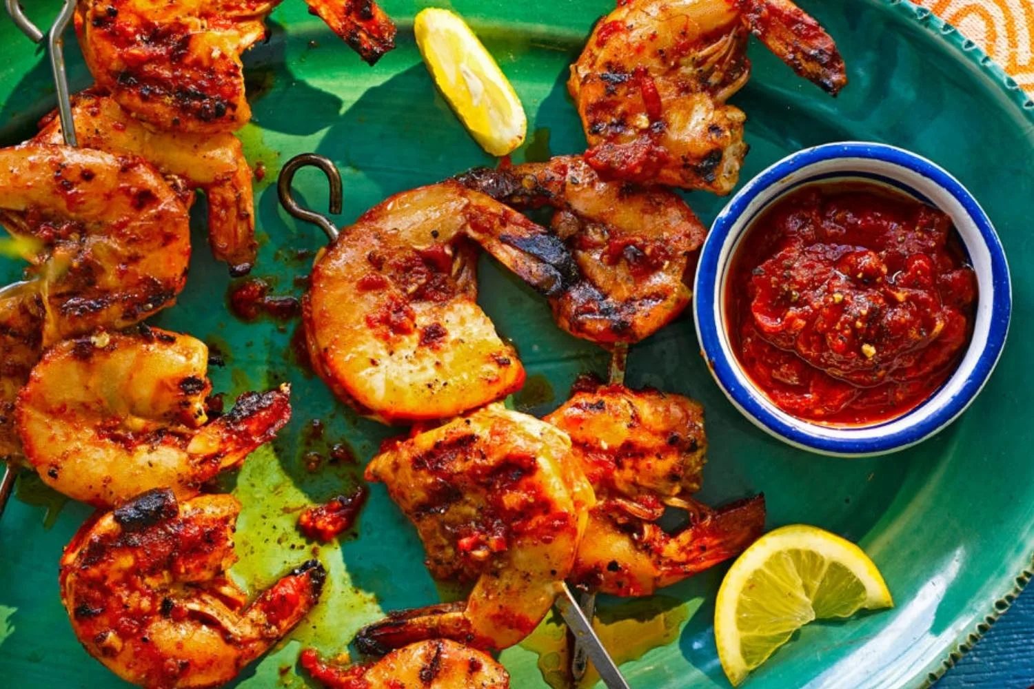 Grilled prawns with chilli garlic sauce recipe Recipe - Better Homes ...