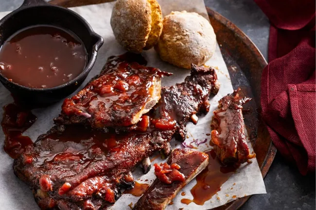 Southern-Style Pork Ribs with soft cornbread Recipe - Better Homes ...