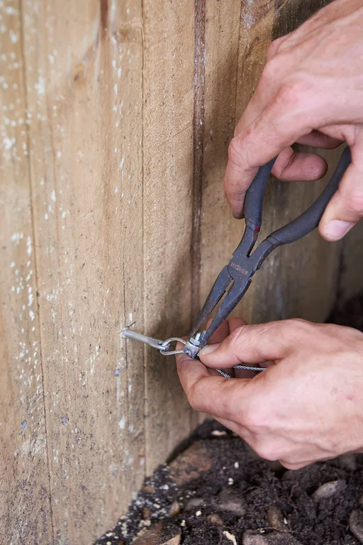 How to make a pretty wire trellis for your garden