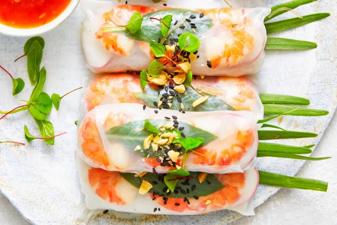 Teriyaki chicken rice paper rolls are our new lunchtime staple