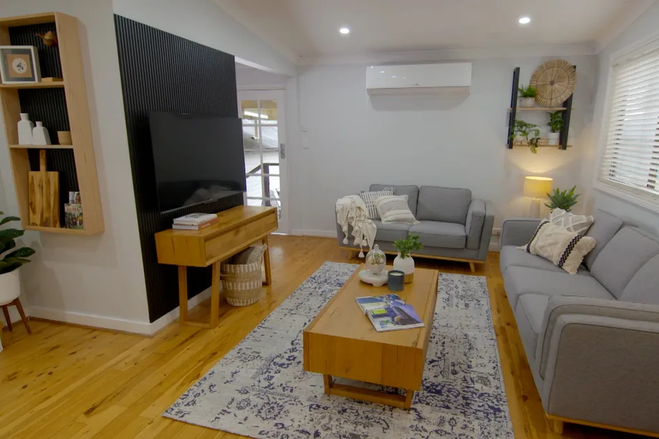 A gorgeous Scandi-style lounge room makeover