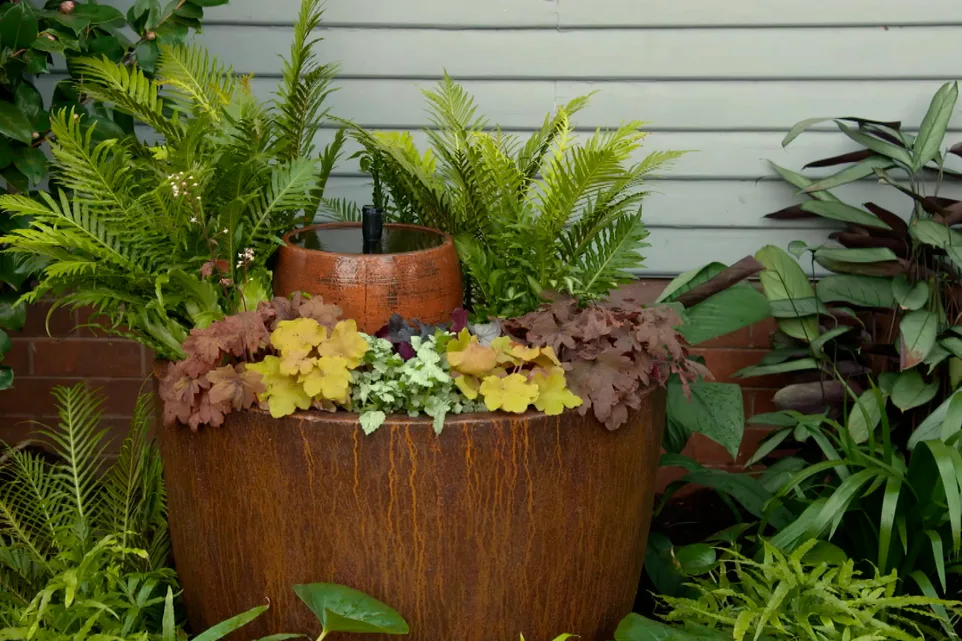 How to make a stunning multi level water feature | Better Homes ...