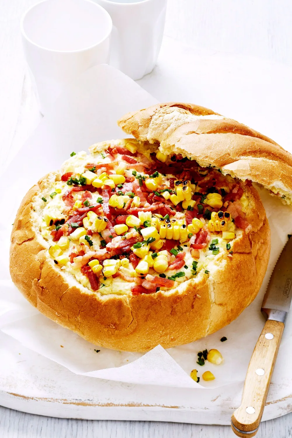 Creamed corn and bacon cob loaf Recipe - Better Homes & Gardens Australia