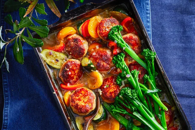 Apricot chicken rissole bake recipe Recipe - Better Homes & Gardens ...