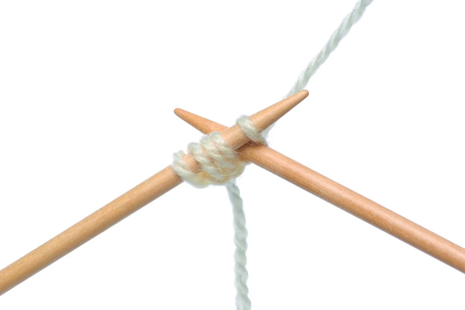 How to cast on knitting using the cable cast-on method