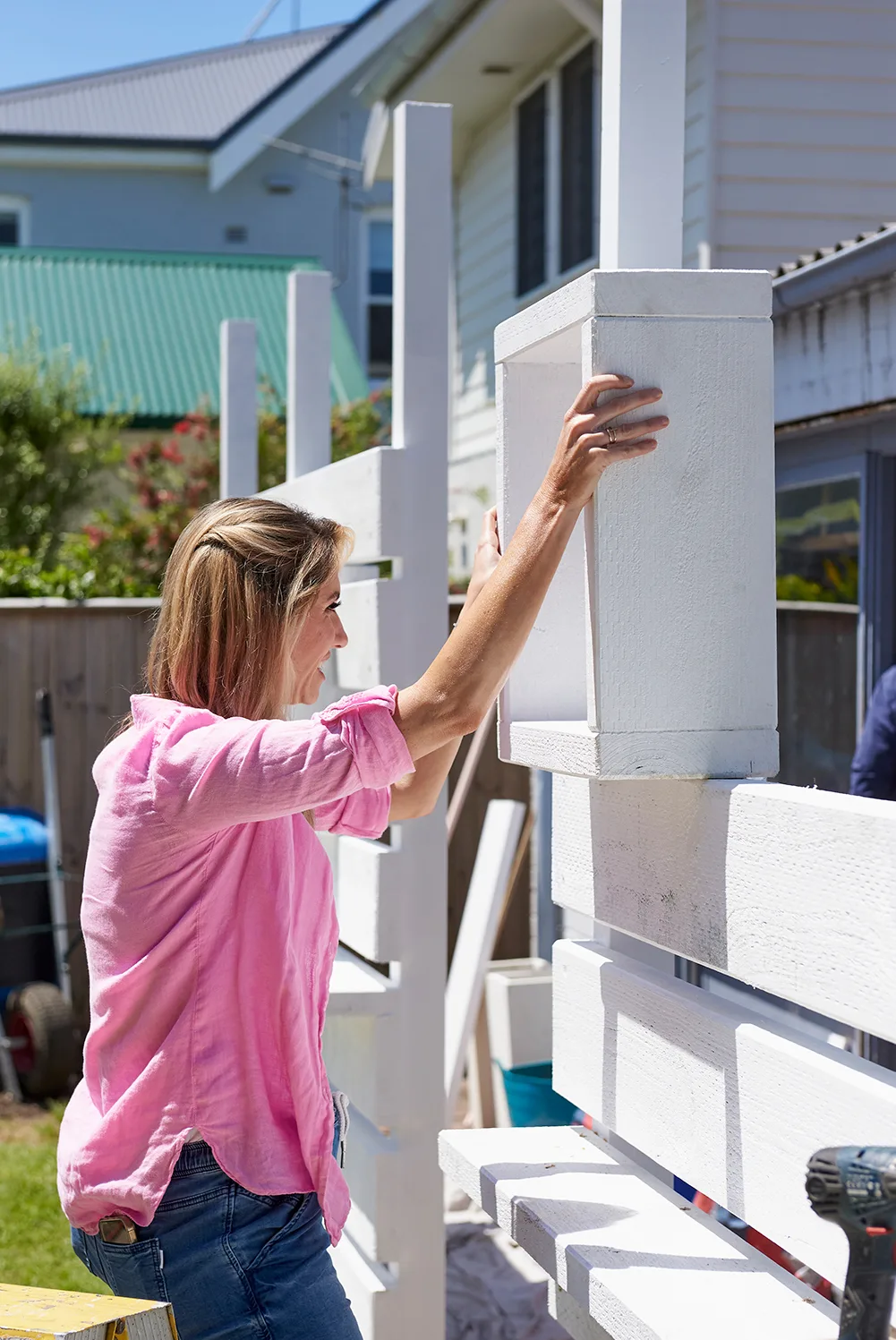 How to build a slatted privacy screen | Better Homes & Gardens Australia