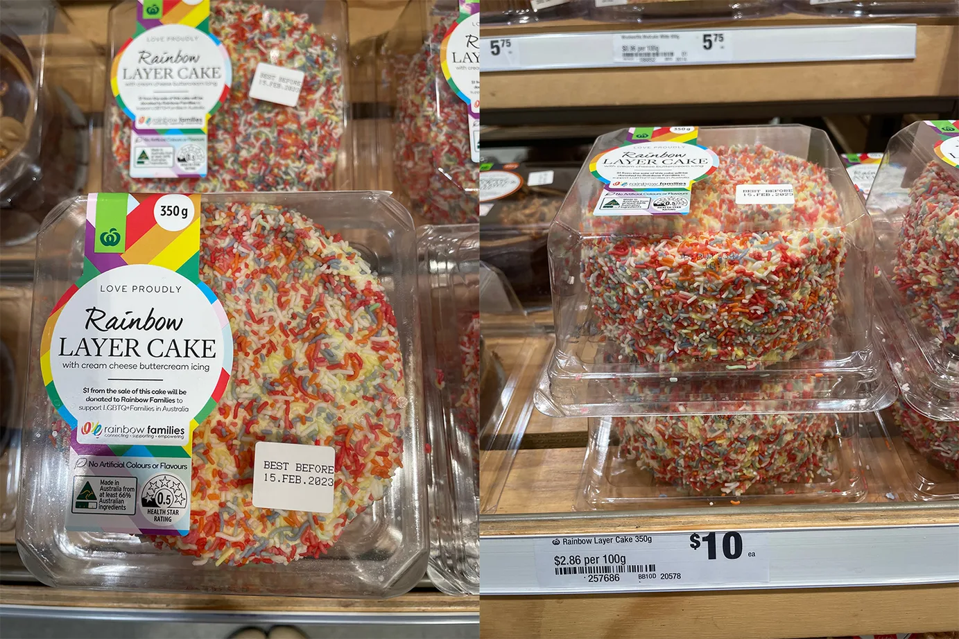 A brand-new Woolworths rainbow cake has arrived | Better Homes ...