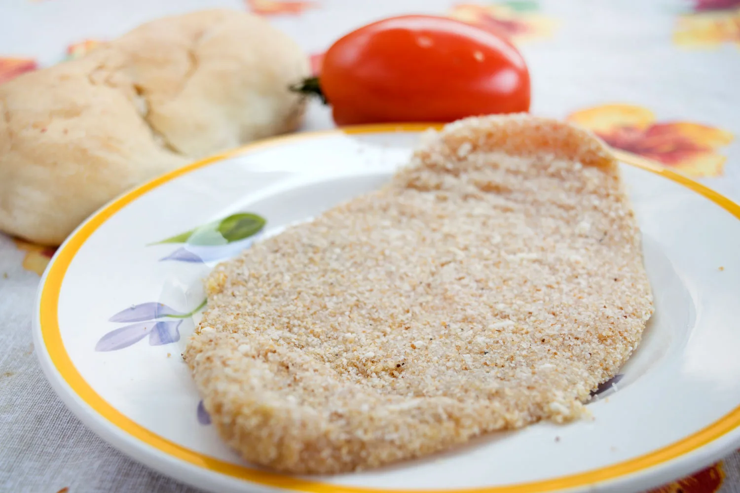How to cook a crunchy crumbed steak in minutes