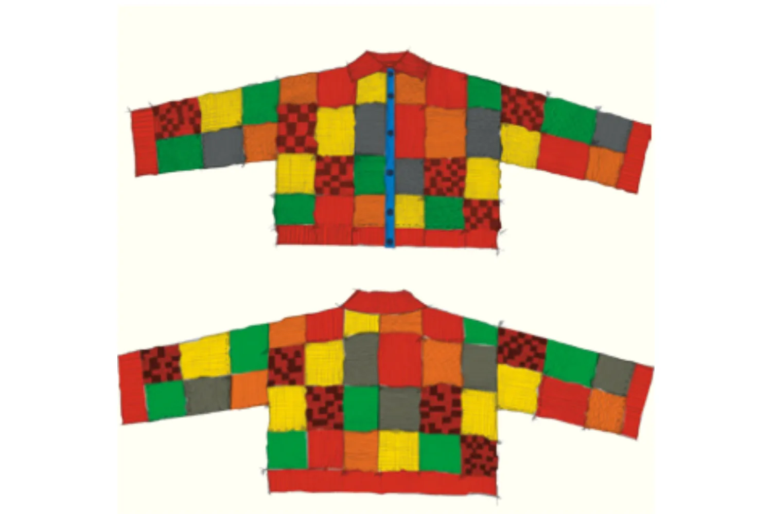 Harry Styles Cardigan: JW Anderson Pattern