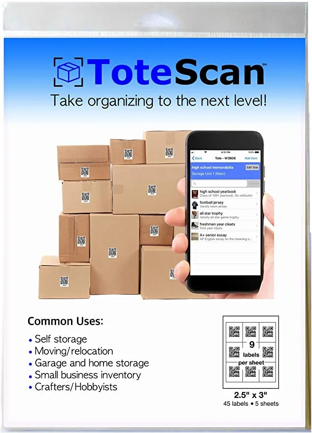 How to organise your storage using QR codes