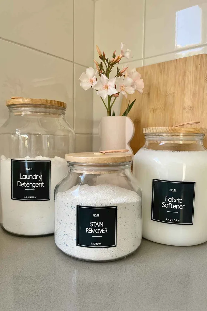 DIY Laundry Labels with Cricut for Organization