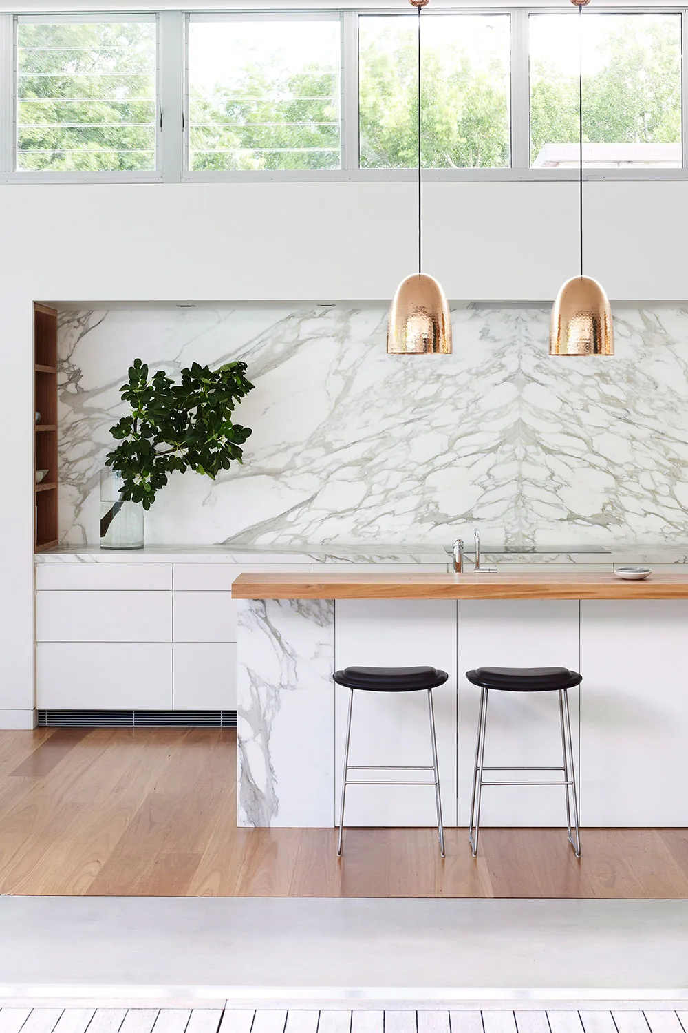This kitchen splashback material is the easiest to clean
