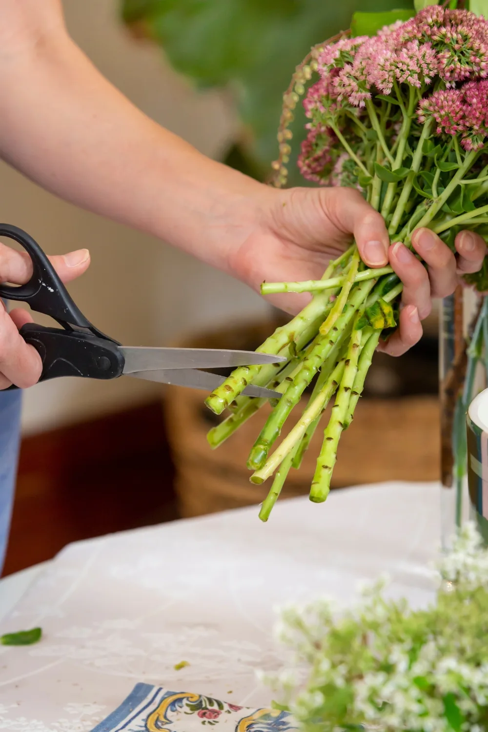 Flower Arrangement Hack: A Super Simple Styling Trick