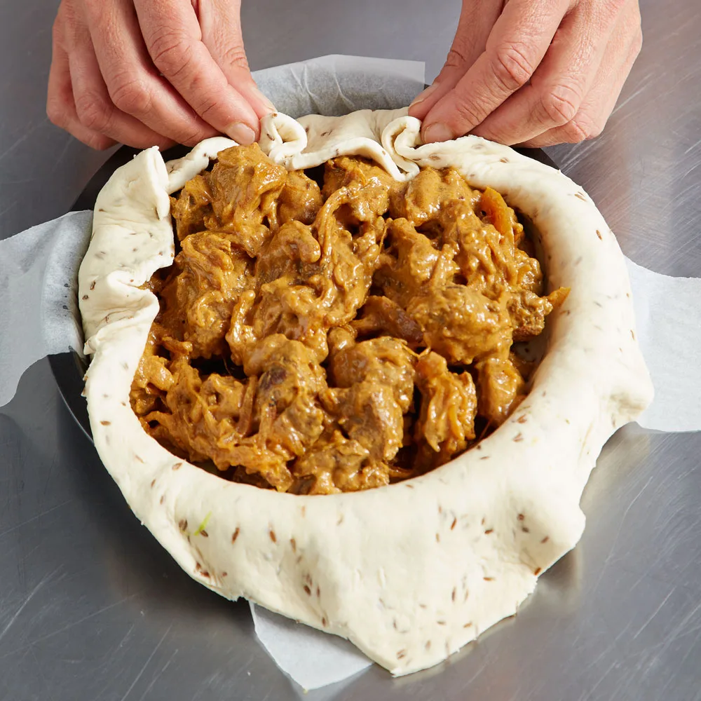 Indian lamb curry pie with green chilli sauce - Better Homes & Gardens ...