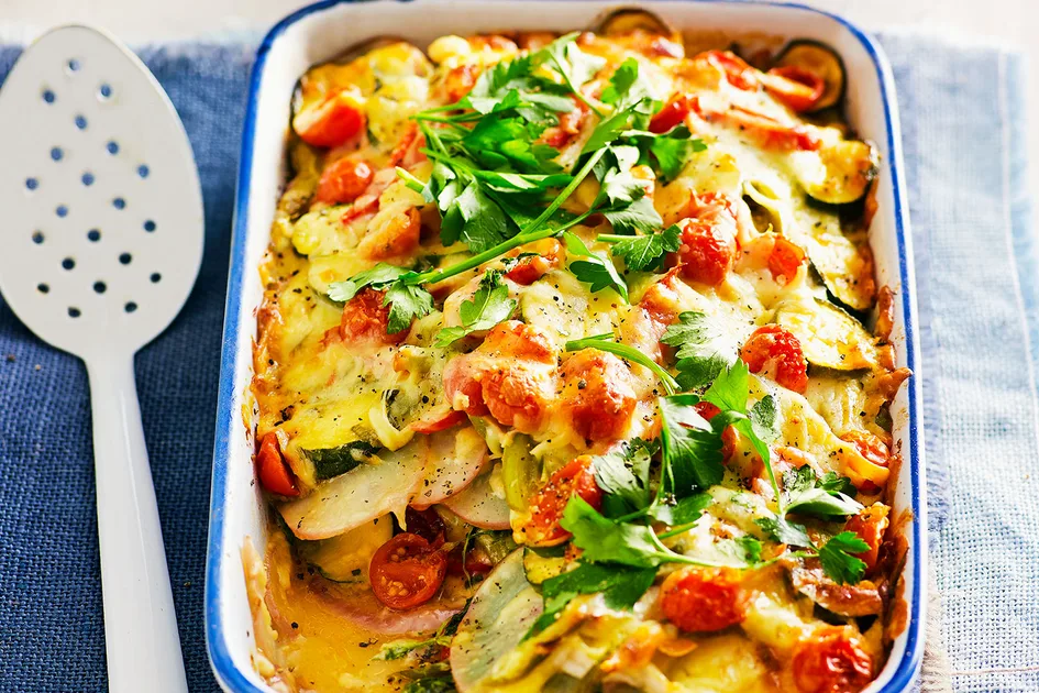 Our Best Green Vegetable Bake Recipe Recipe - Better Homes & Gardens ...