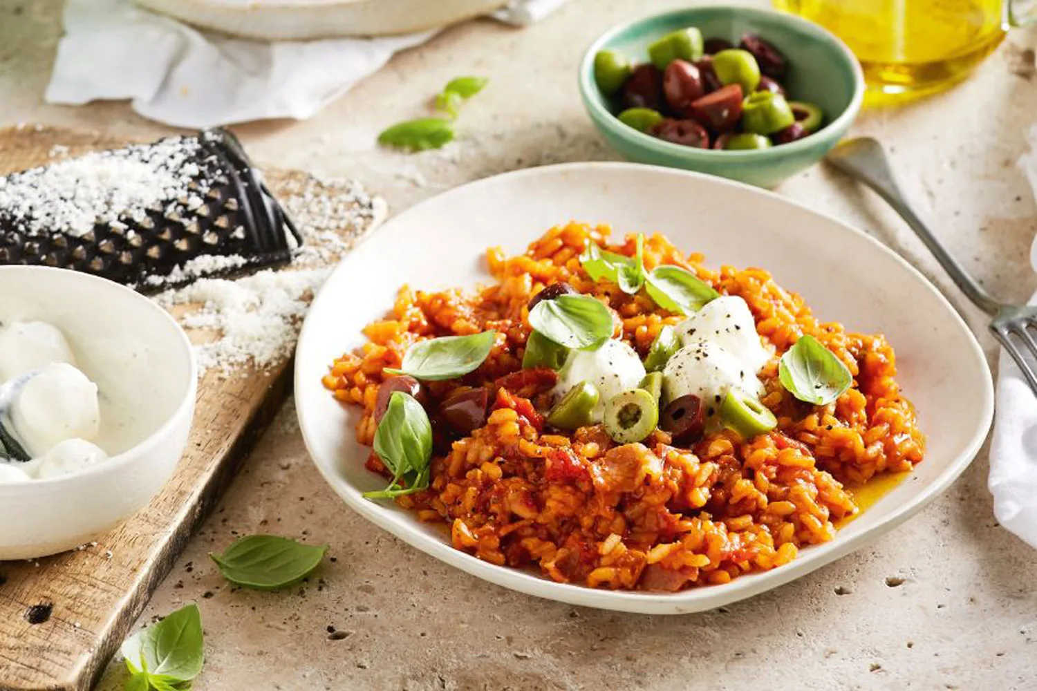 Mediterranean tomato risotto recipe Recipe - Better Homes & Gardens ...