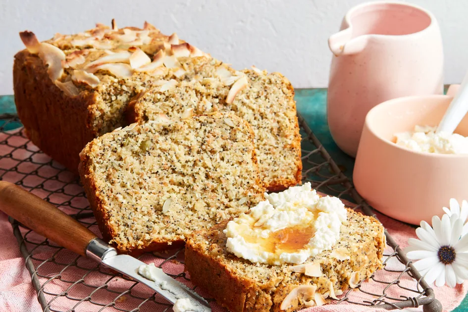 Breakfast Loaf Recipe Topped With Creamy Ricotta Recipe - Better Homes ...