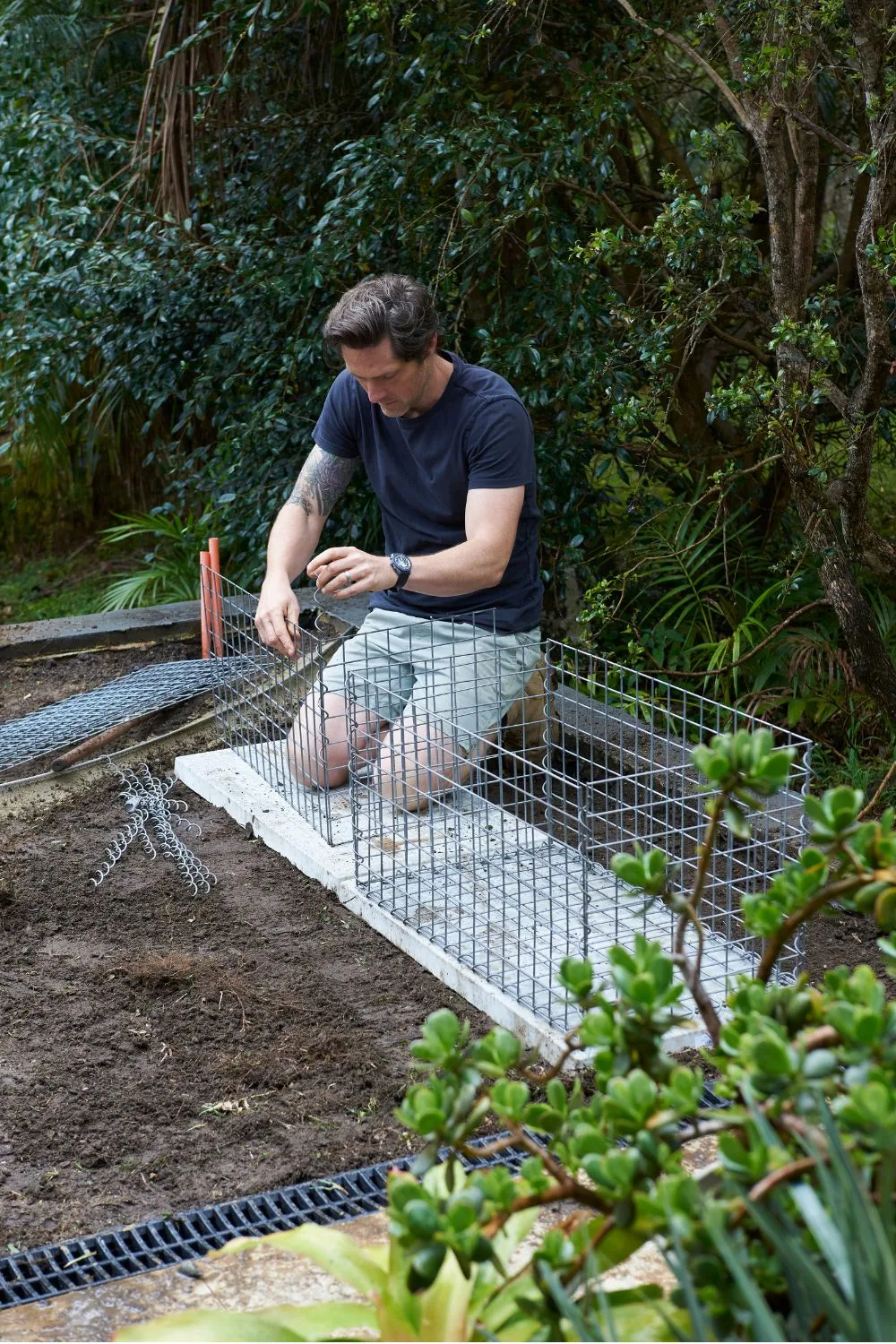 DIY Gabion Basket Bench | Better Homes & Gardens Australia