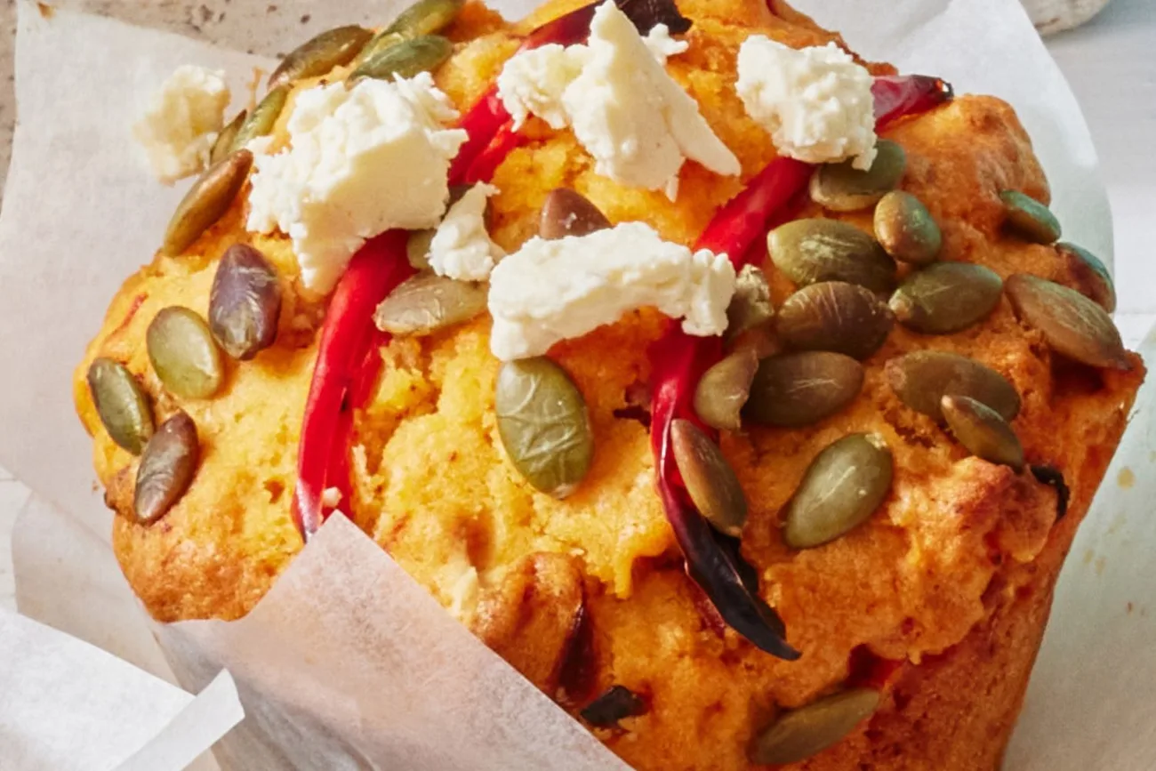 Savoury Pumpkin Muffins With Chorizo, Feta And Capsicum. Recipe ...