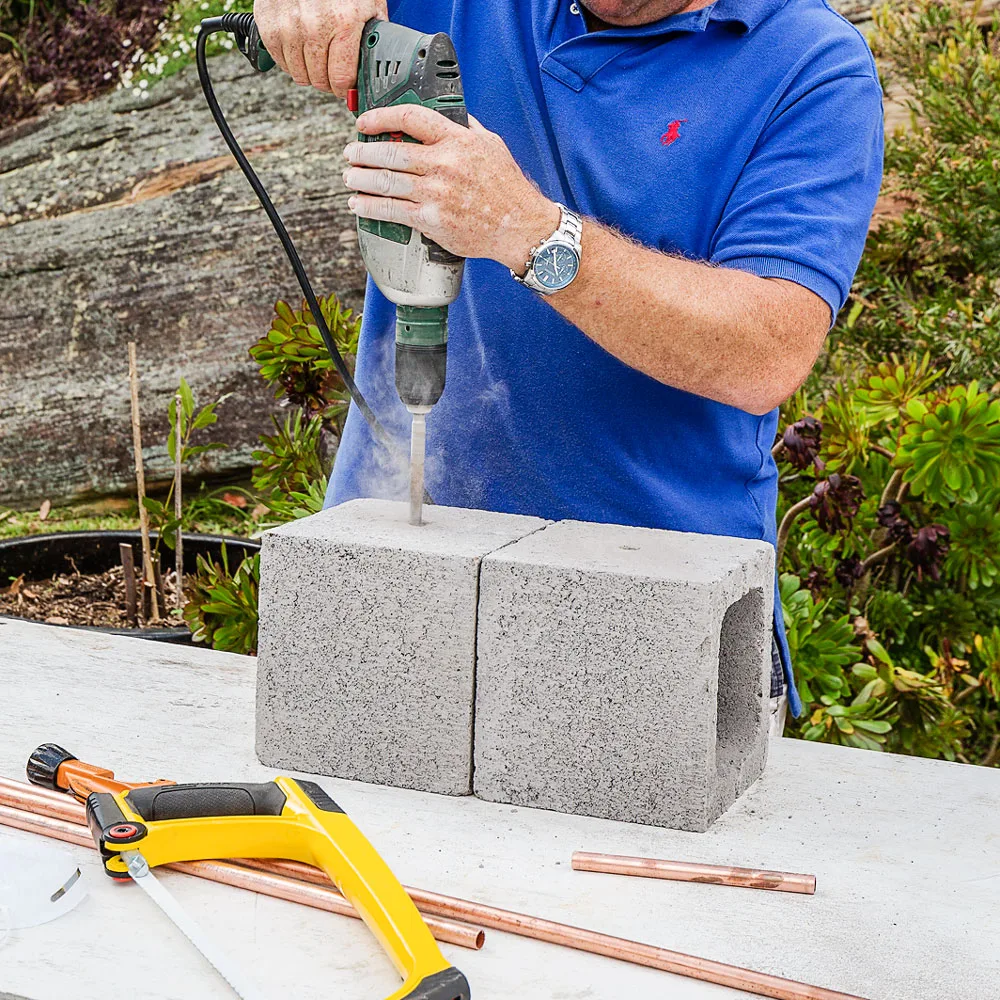 How to create a rock water feature to your garden