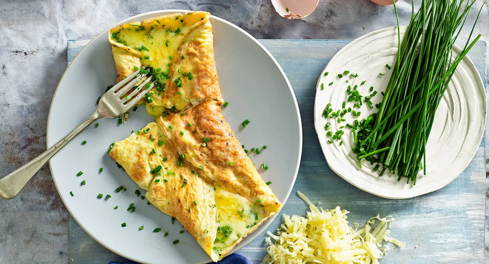 Perfect classic folded omelette - Better Homes & Gardens Australia