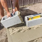 How to build a block bench in your garden