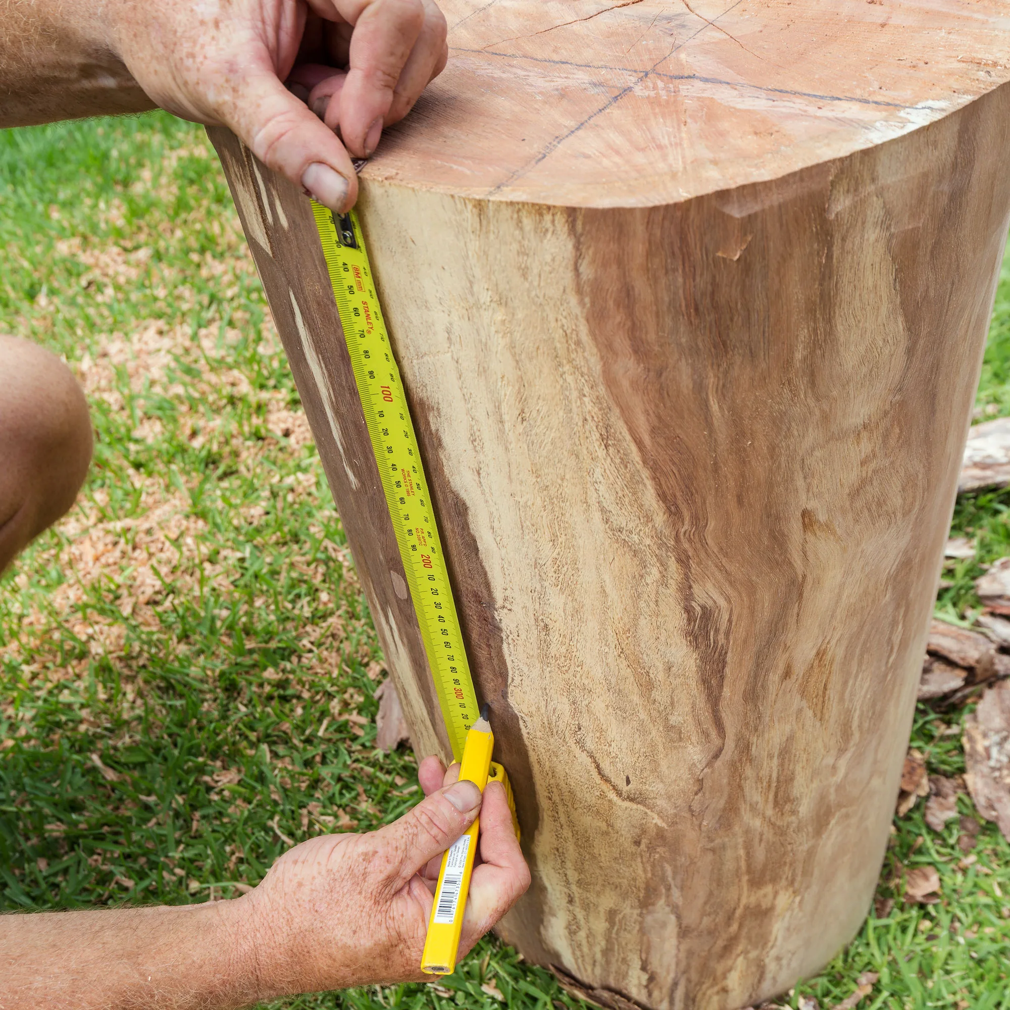 Craft some cute burnt log stools for your outdoor setting | Better ...