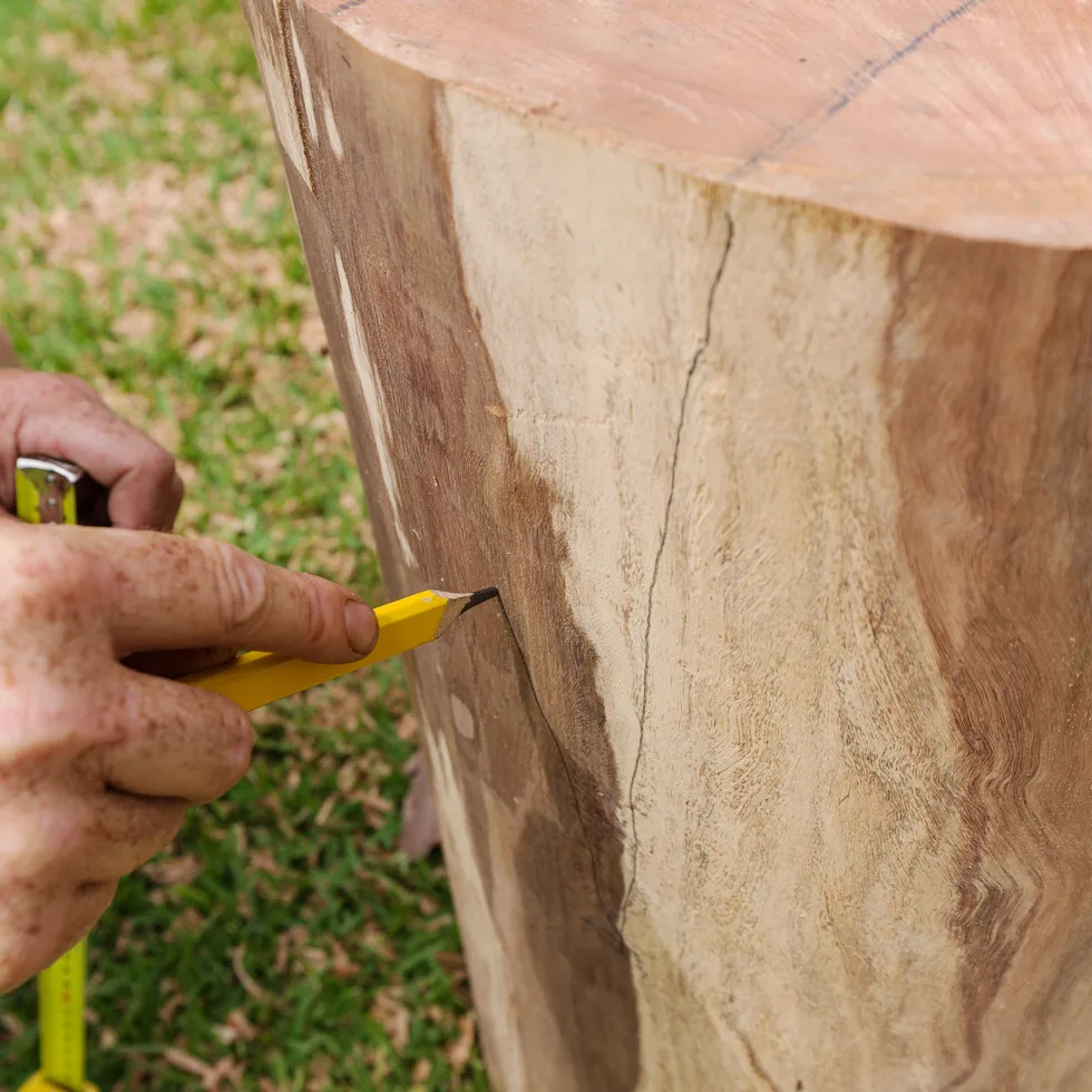 Craft some cute burnt log stools for your outdoor setting | Better ...