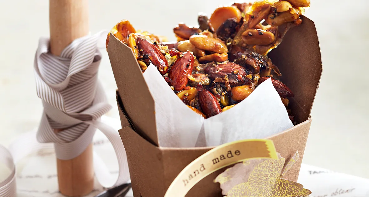 Spiced chilli nuts Recipe | that's life!