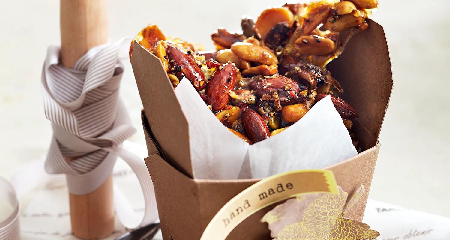 Spiced chilli nuts Recipe | that's life!