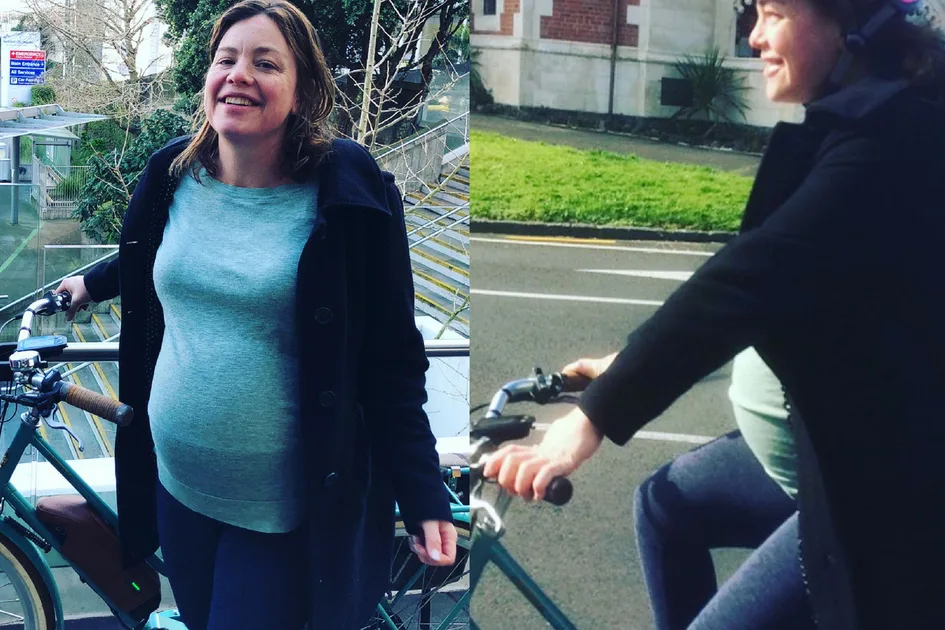 Pregnant woman rides her bike to the hospital to give birth | that's life!