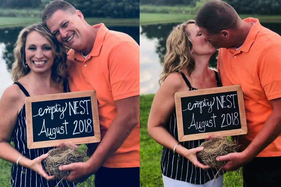 Married couple poses for hilarious empty nester photo shoot | that's life!