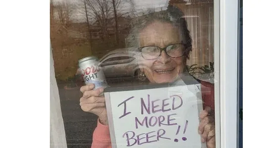 'I need more beer!' - 93-year-old's hilarious request during COVID-19 ...