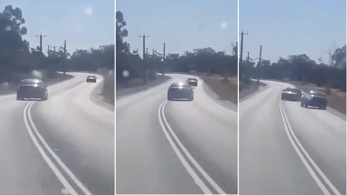 VIDEO: Family narrowly escape disaster when car drifts into oncoming ...