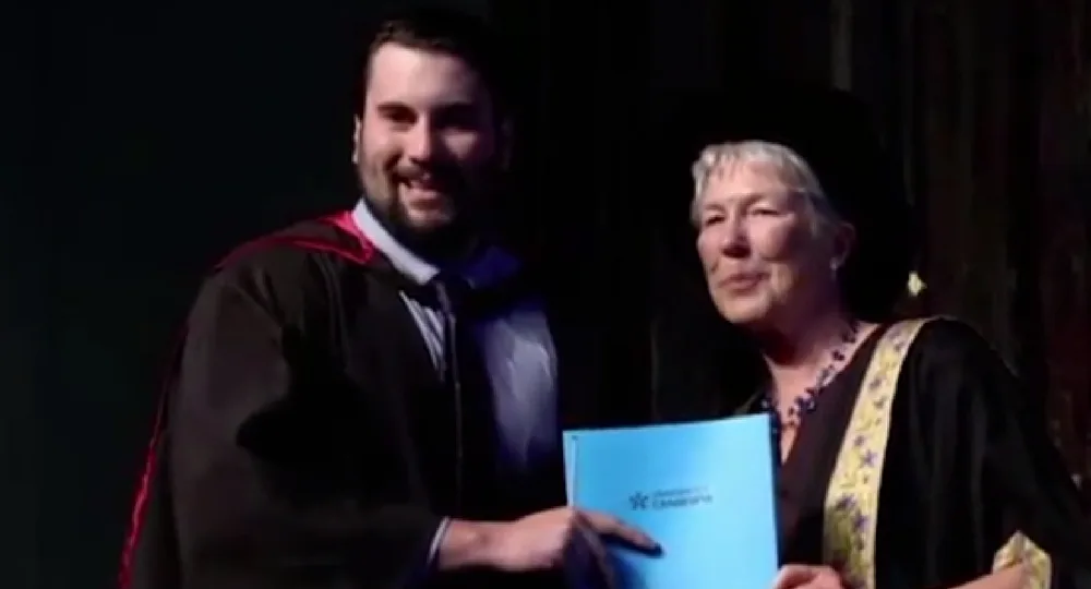 Watch: Man who became paraplegic after motorbike crash walks at his ...