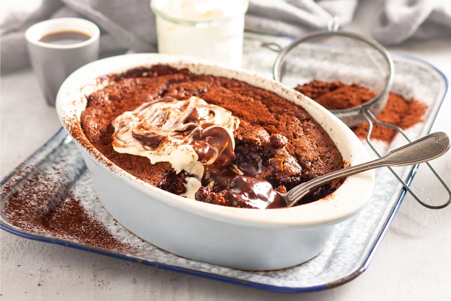 Rich chocolate self-saucing pudding Recipe | that's life!