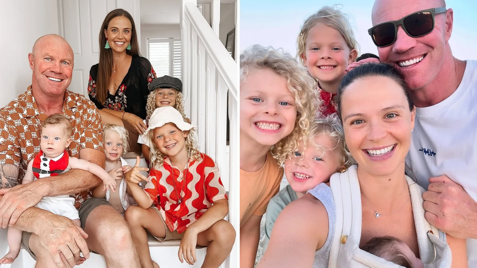 Barry Hall and Lauren Brant: Meet their family | WHO