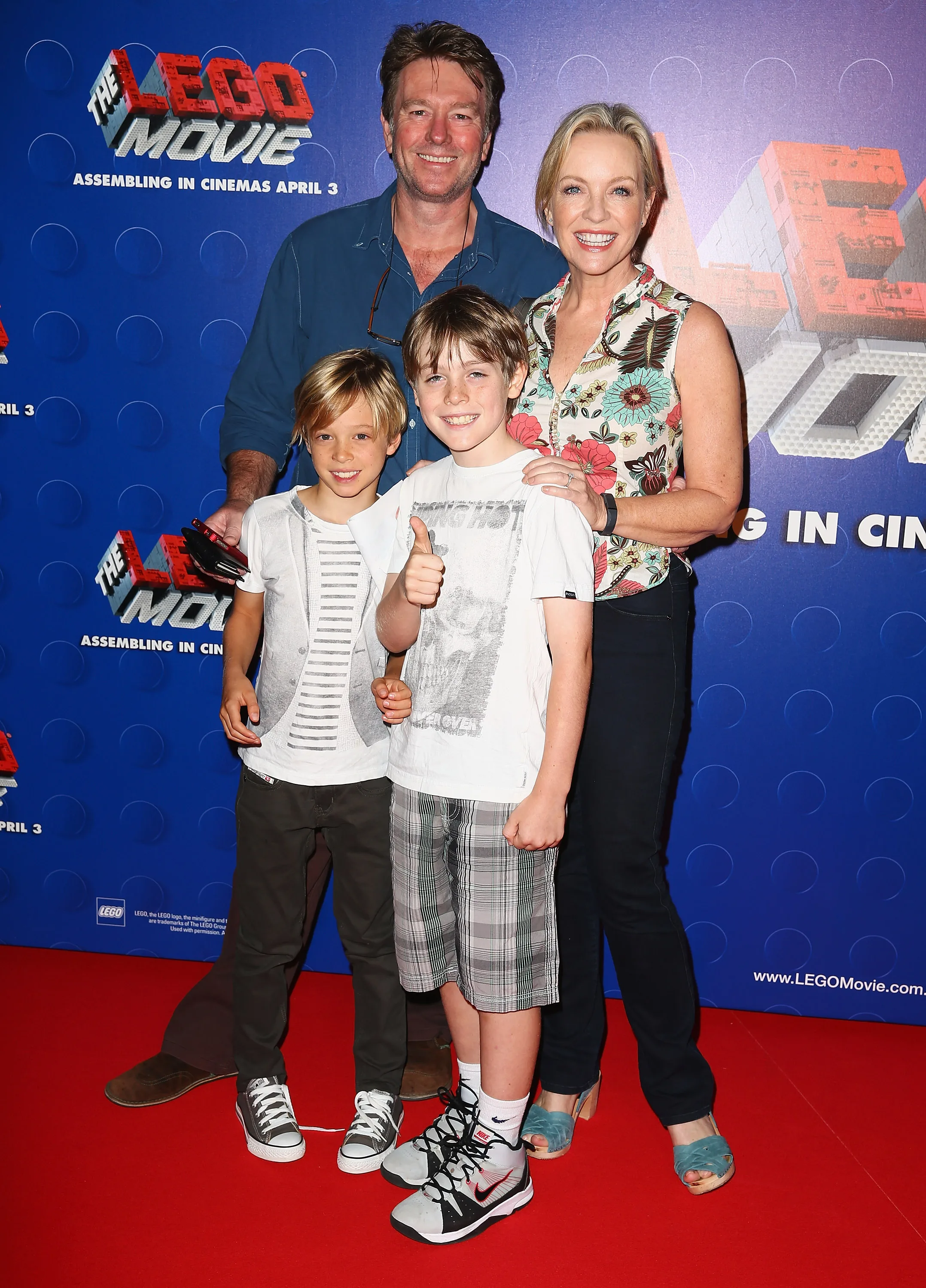 As a child Rebecca Gibney lived metres from her future husband. Meet ...