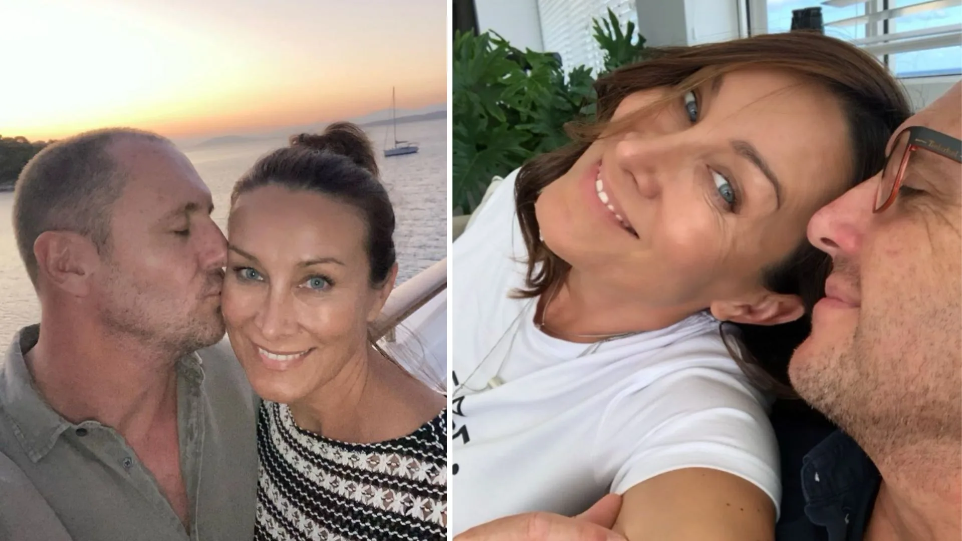 Larry Emdur met his wife on a flight. This is their love story