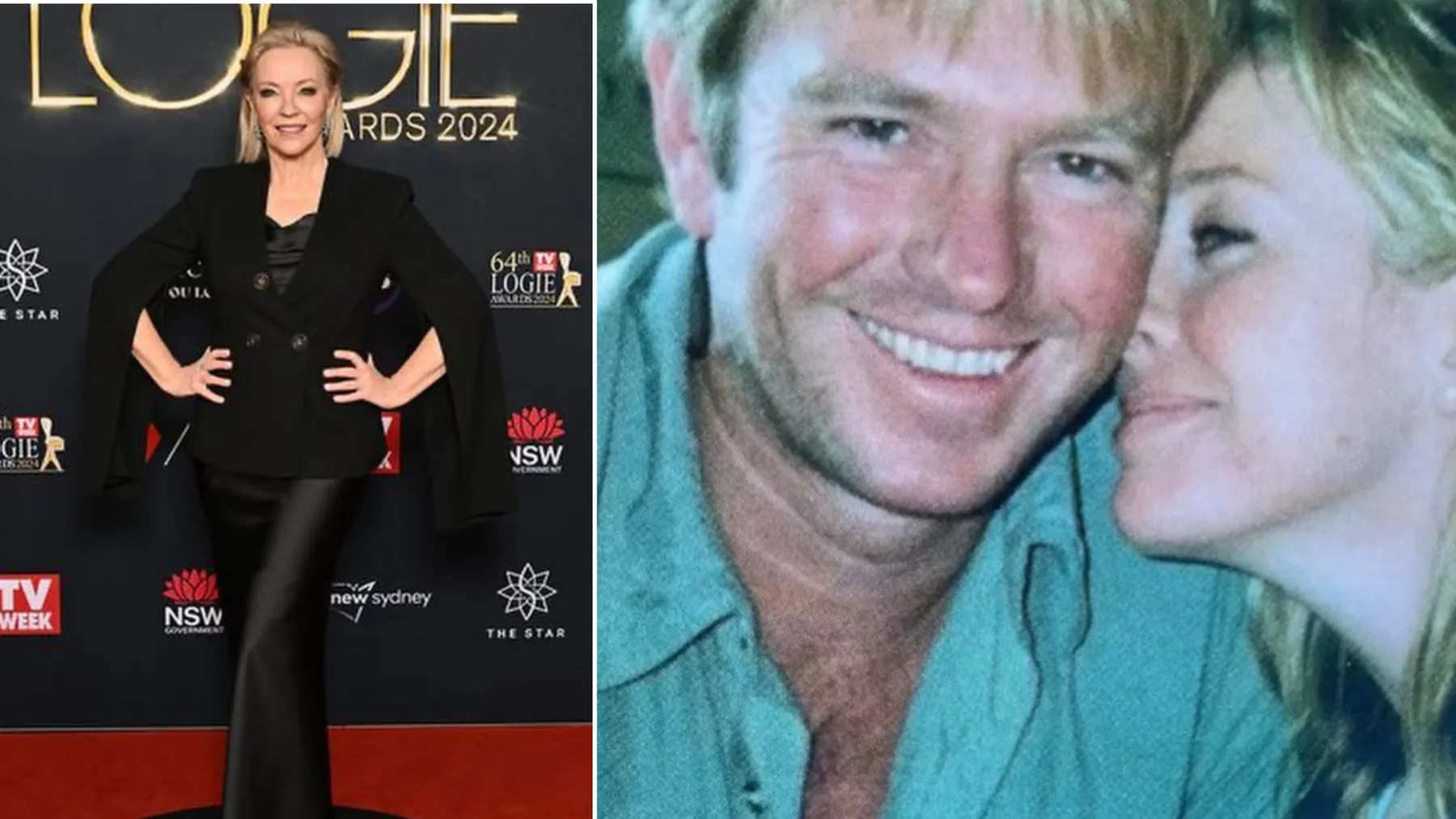 As a child Rebecca Gibney lived metres from her future husband. Meet ...