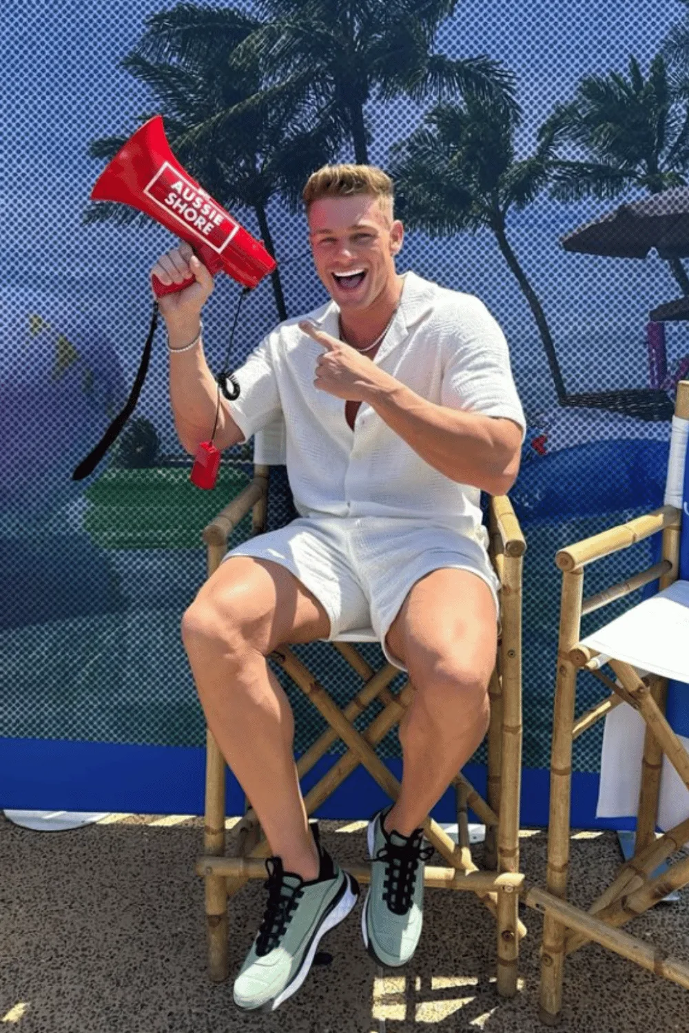 Callum Hole spills the tea on his first night on Aussie Shore